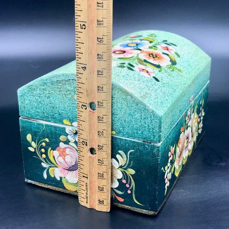 VTG Robert M. Weiss Handmade in Peru Painted Floral Folk Art | Etsy