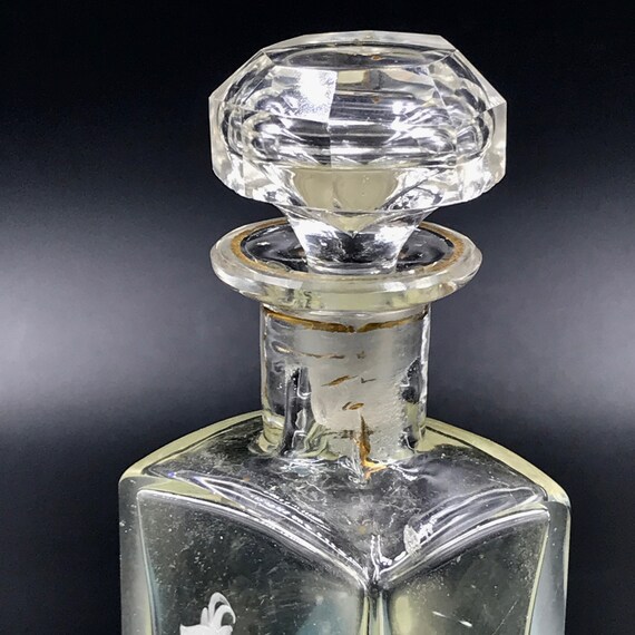Antique Mary Gregory Perfume Bottle: Hand-Painted Ena… - Gem