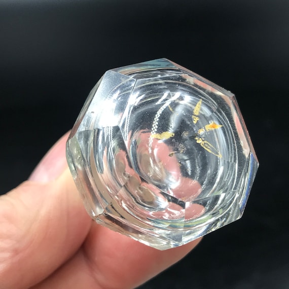 Antique Mary Gregory Perfume Bottle: Hand-Painted Ena… - Gem