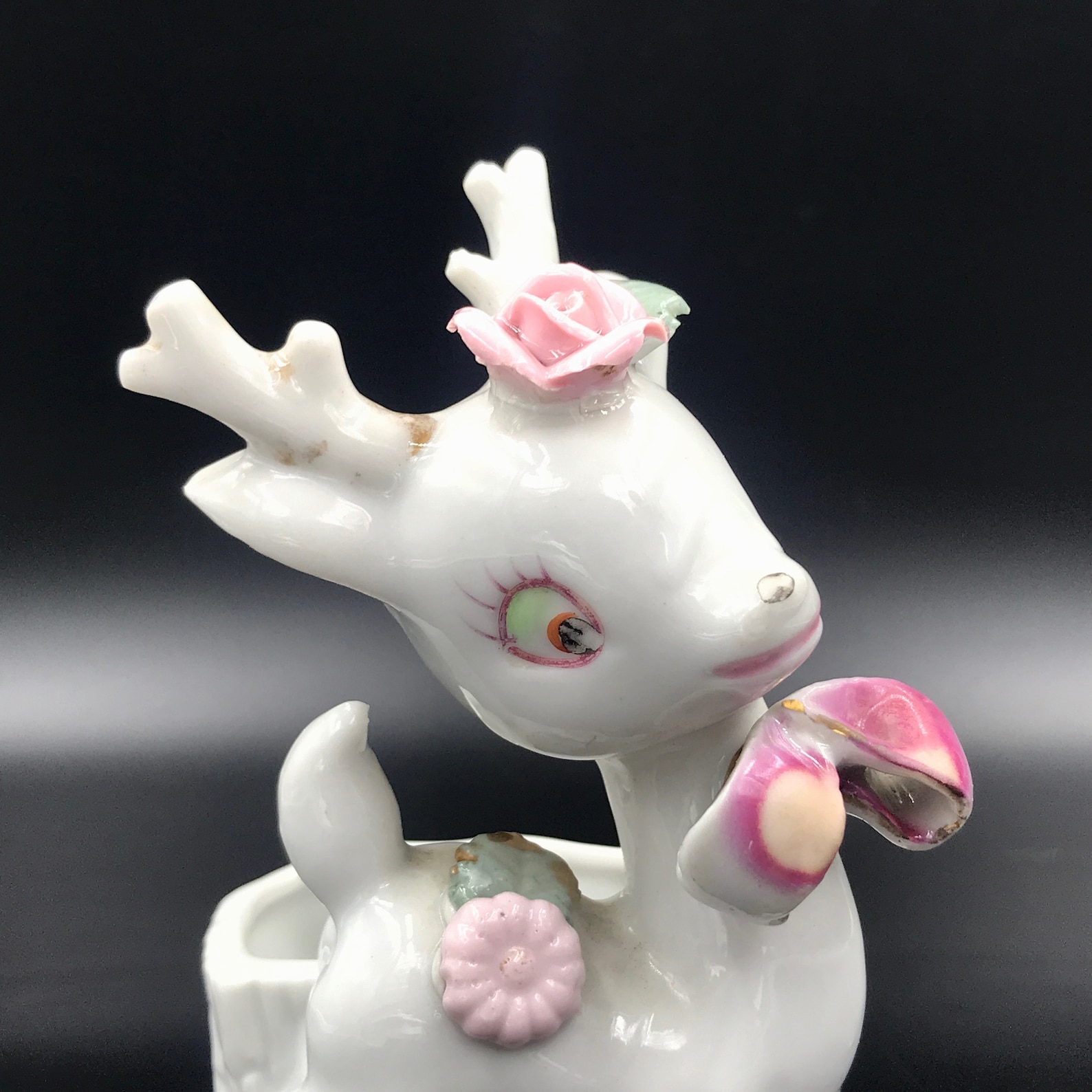 VTG Ceramic Reindeer Planter Christmas Reindeer Planter | Etsy