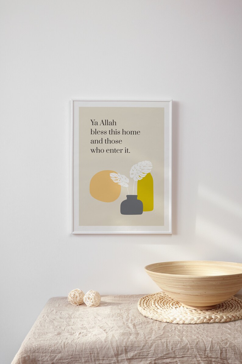 Muslim Home Decor Islamic Home Decor Islamic Housewarming | Etsy