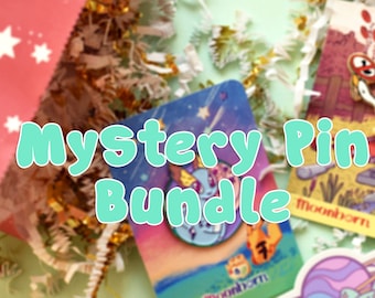 Surprise Pin Pack, 15 Random Anime and Fun Pins, Mystery Pin Box ...