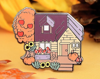 Autumn Enamel Pin - Etsy