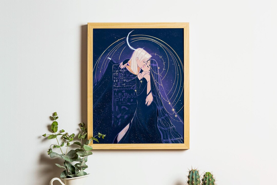 Nyx and Erebus 8x10 Inch Print - Etsy