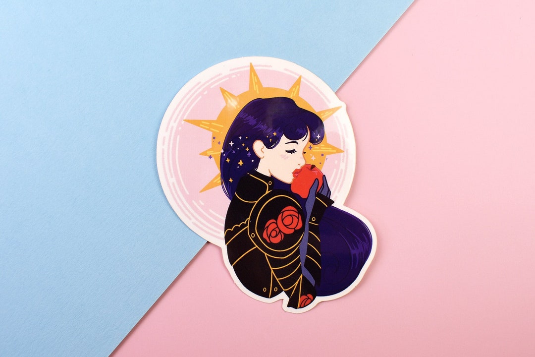 Dark Knight Snow White Sticker | 3" | Fairy Tale Inspired - Etsy