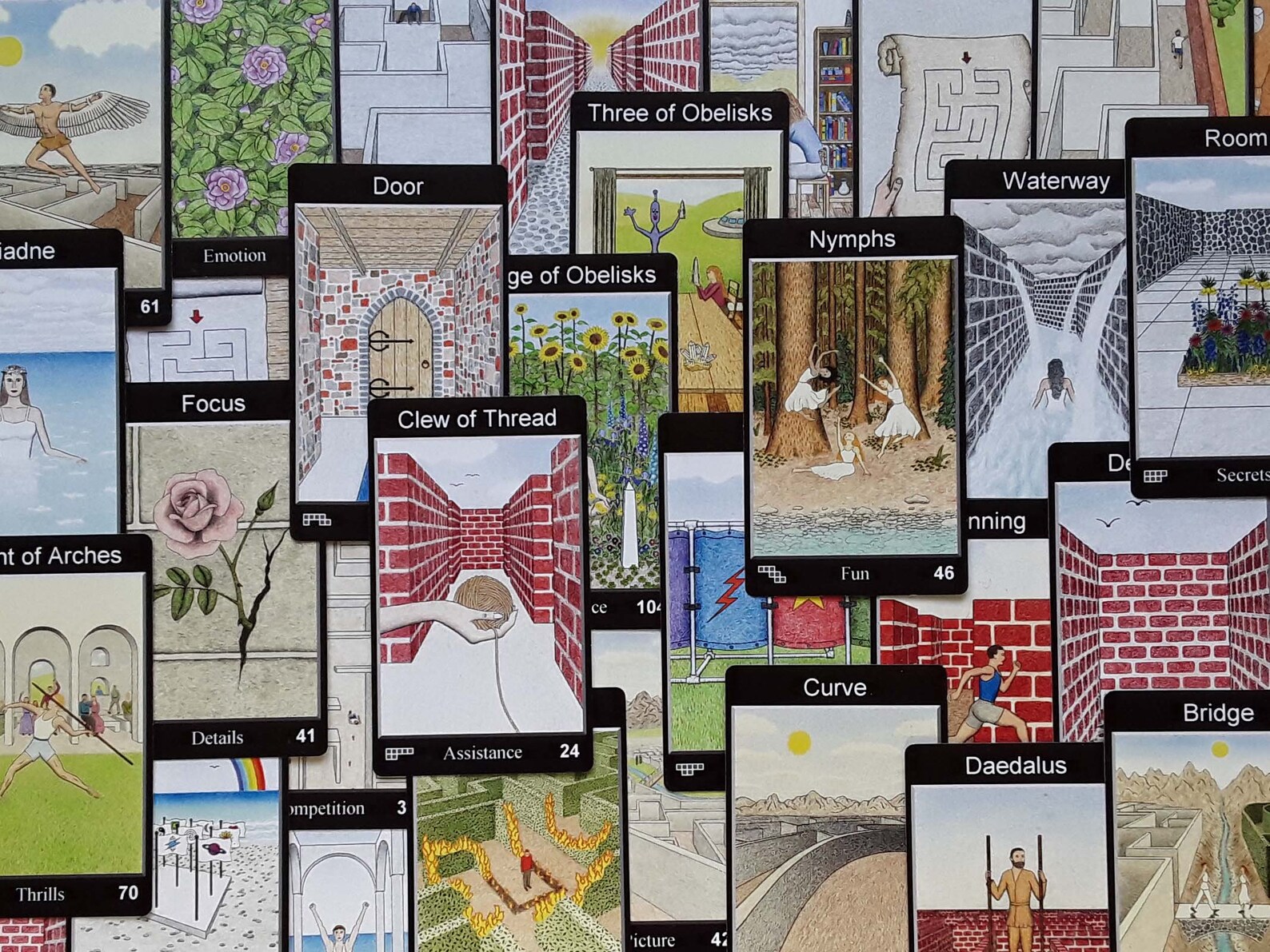 The Labyrinth Oracle: Cards for the Spiritual Path Oracle - Etsy