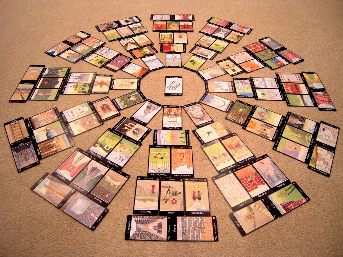 The Labyrinth Oracle: Cards for the Spiritual Path Oracle - Etsy