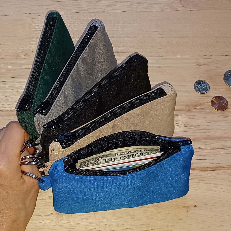 Zipper Card Pouch - Etsy