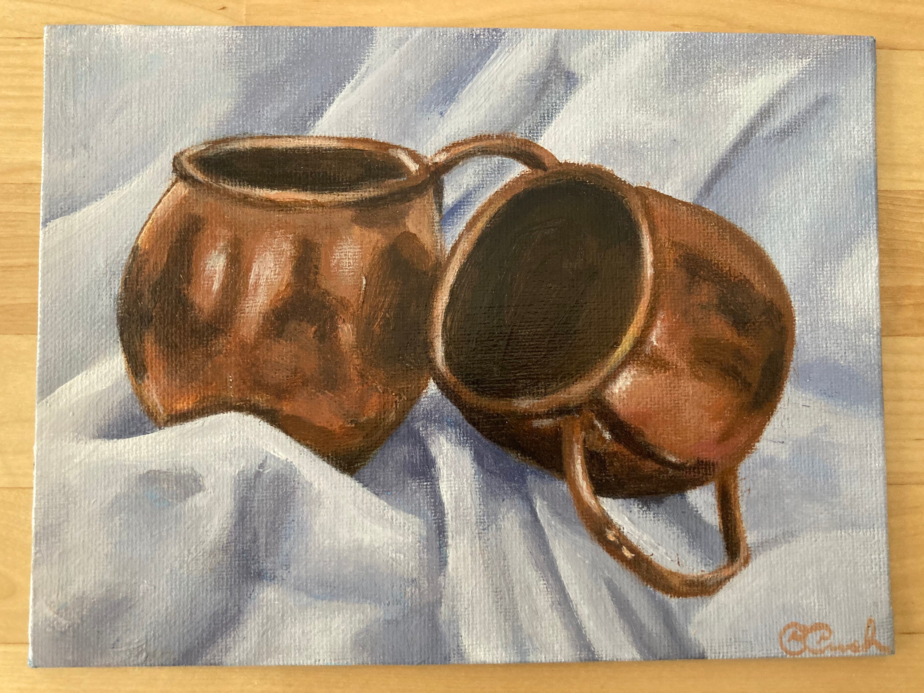 Copper Mugs Still Life - Etsy