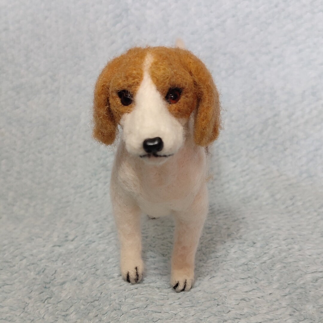 Needle Felted Beagle - Etsy