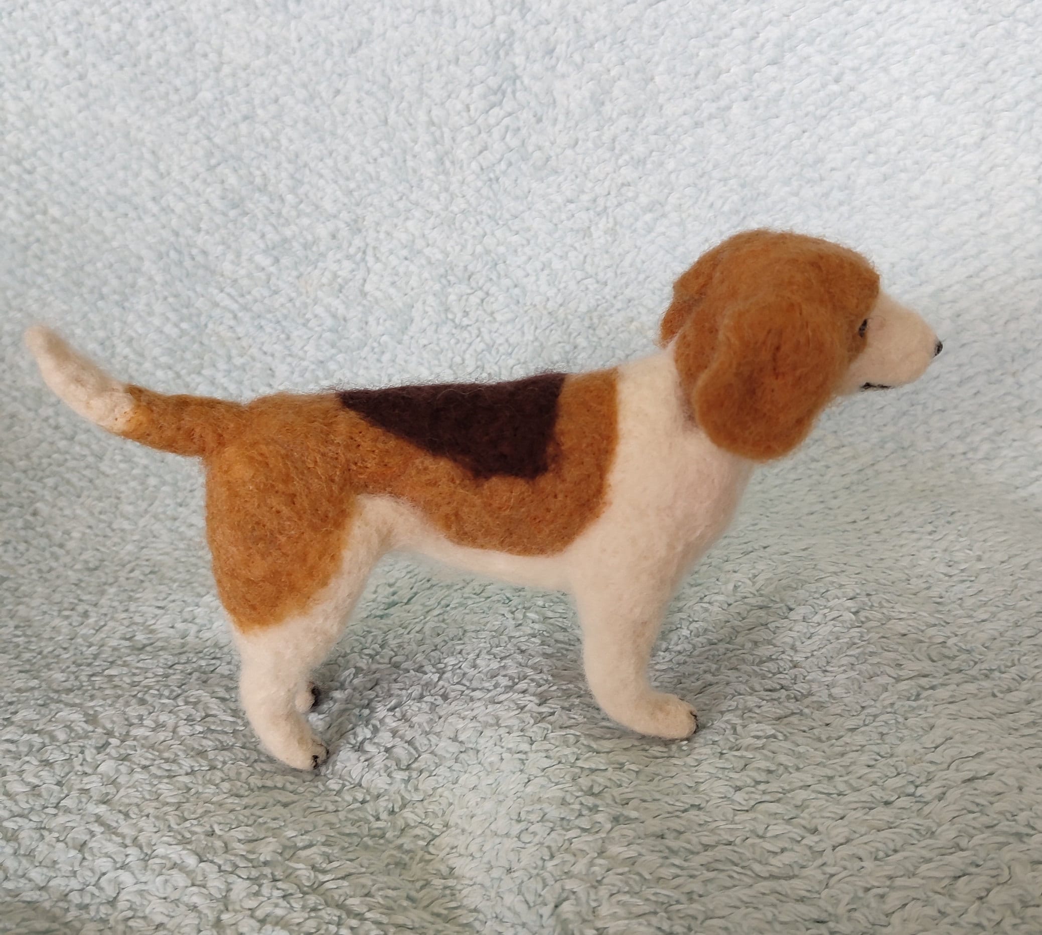 Needle Felted Beagle - Etsy