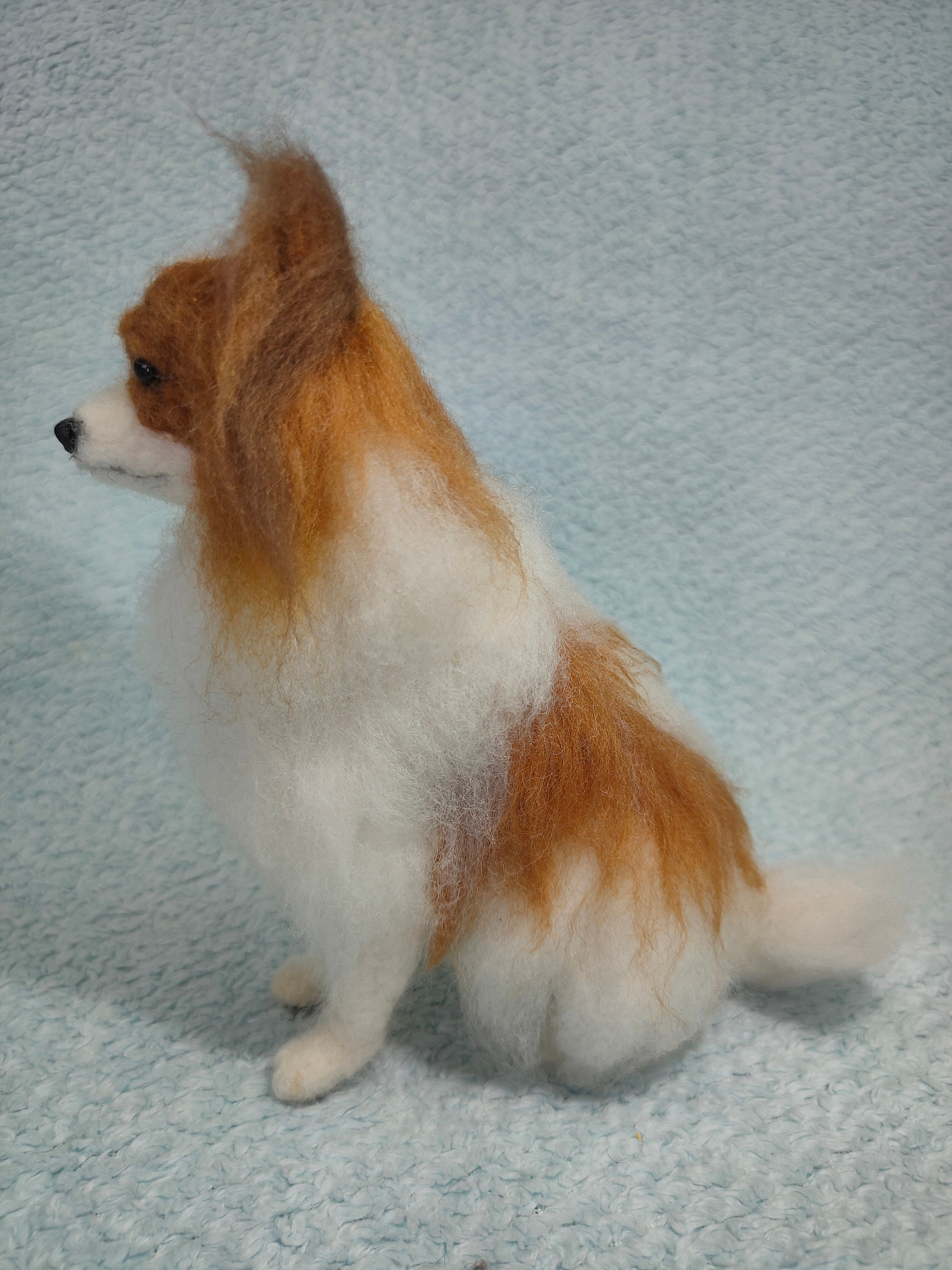 Needle Felted Papillon - Etsy