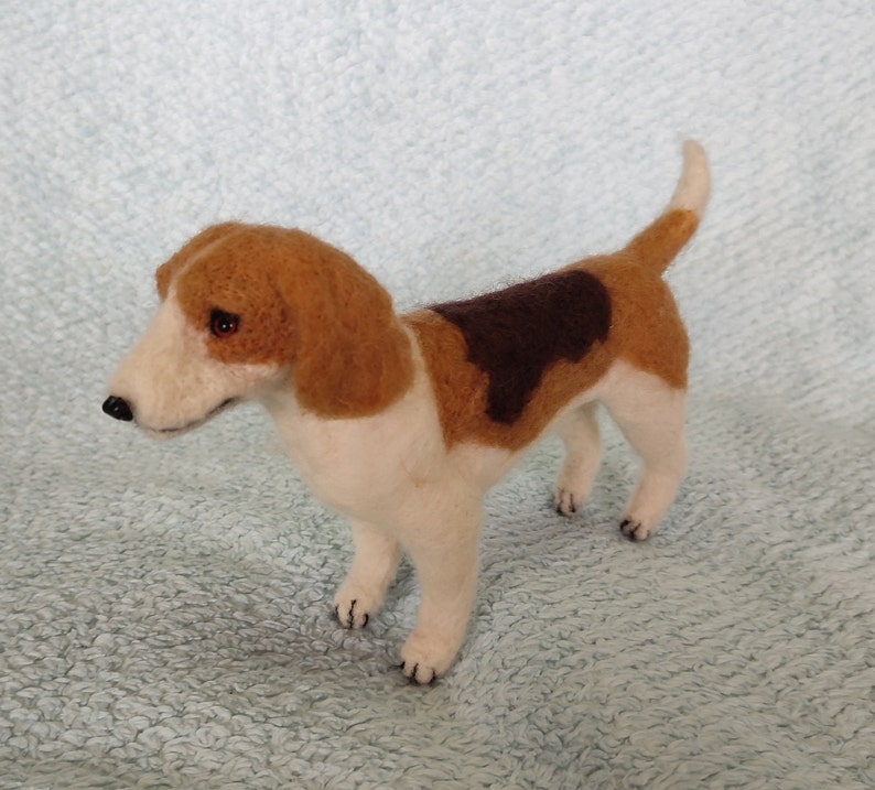 Needle Felted Beagle - Etsy