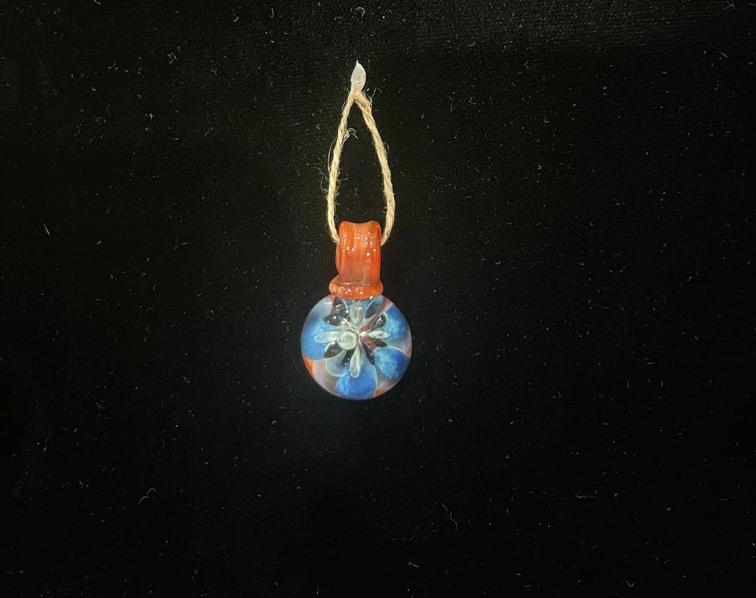 Glass Implosion Pendant - Etsy