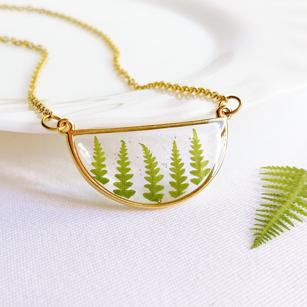Fern Necklace - Etsy