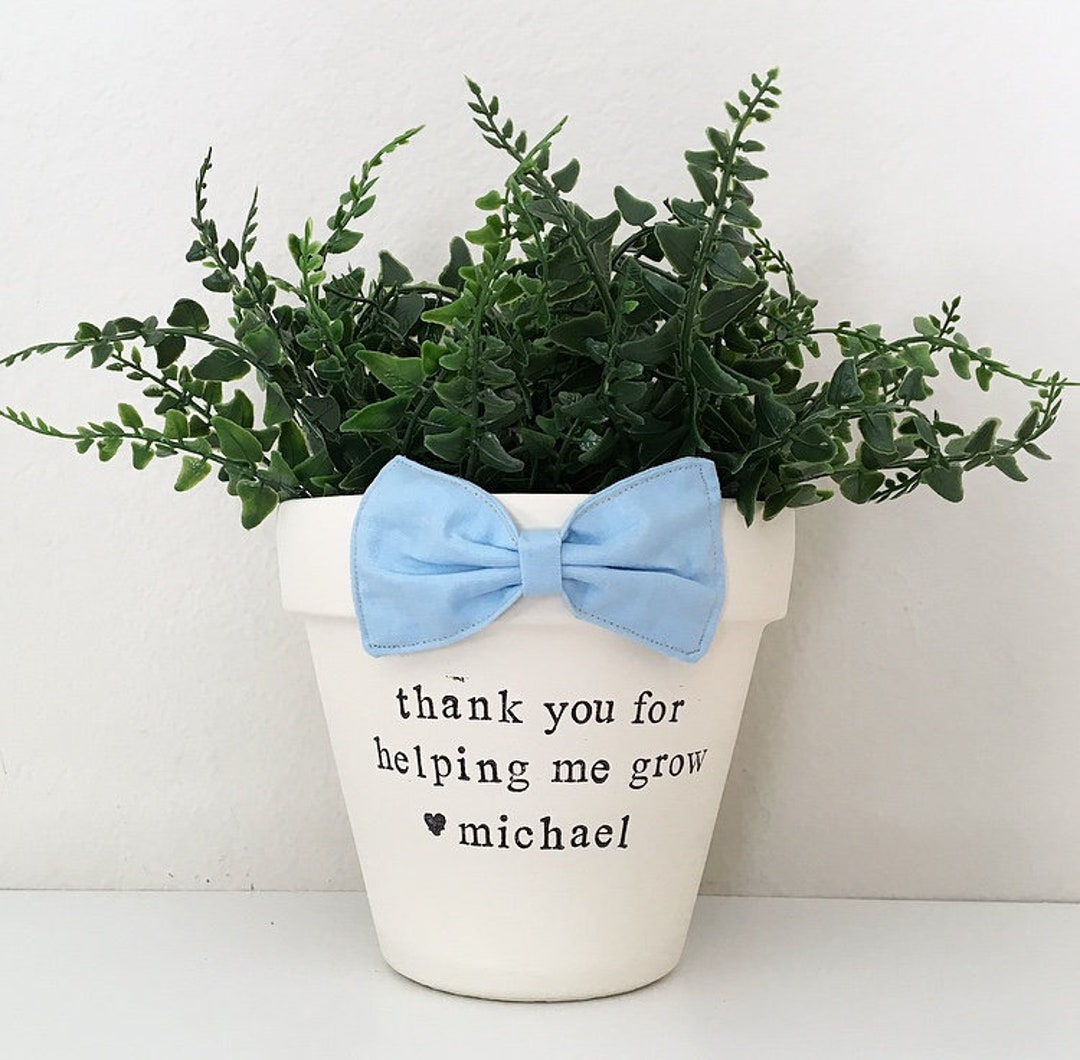 Thank You for Helping Me Grow Flower Pot Gift for Mother's Day, Gift ...
