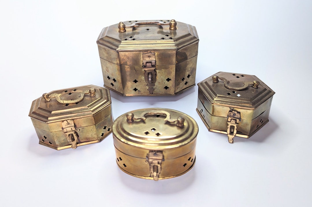 Vintage Brass Lucky Cricket Boxes - Etsy