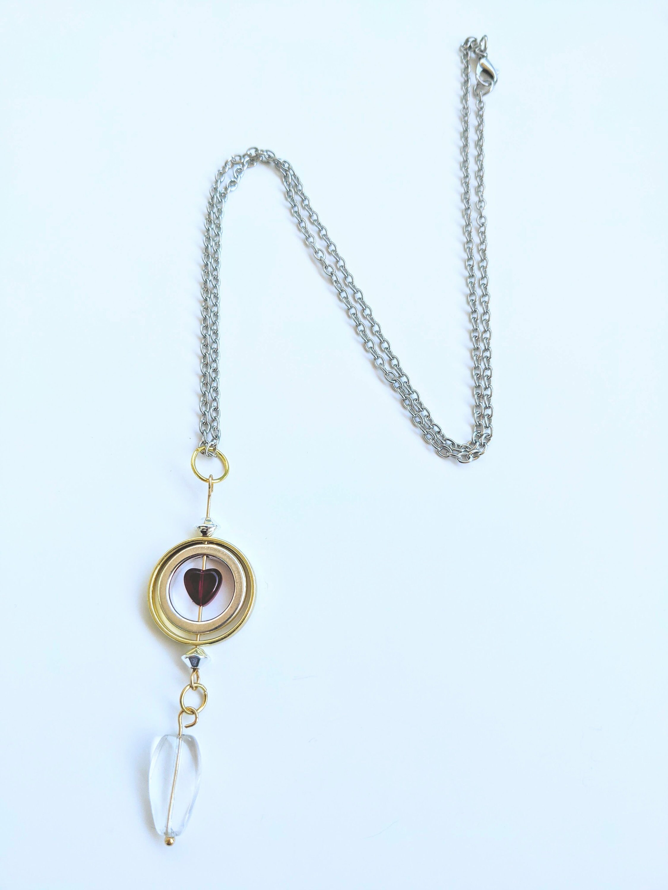 Double Spinner Fidget Necklace for Adults - Etsy