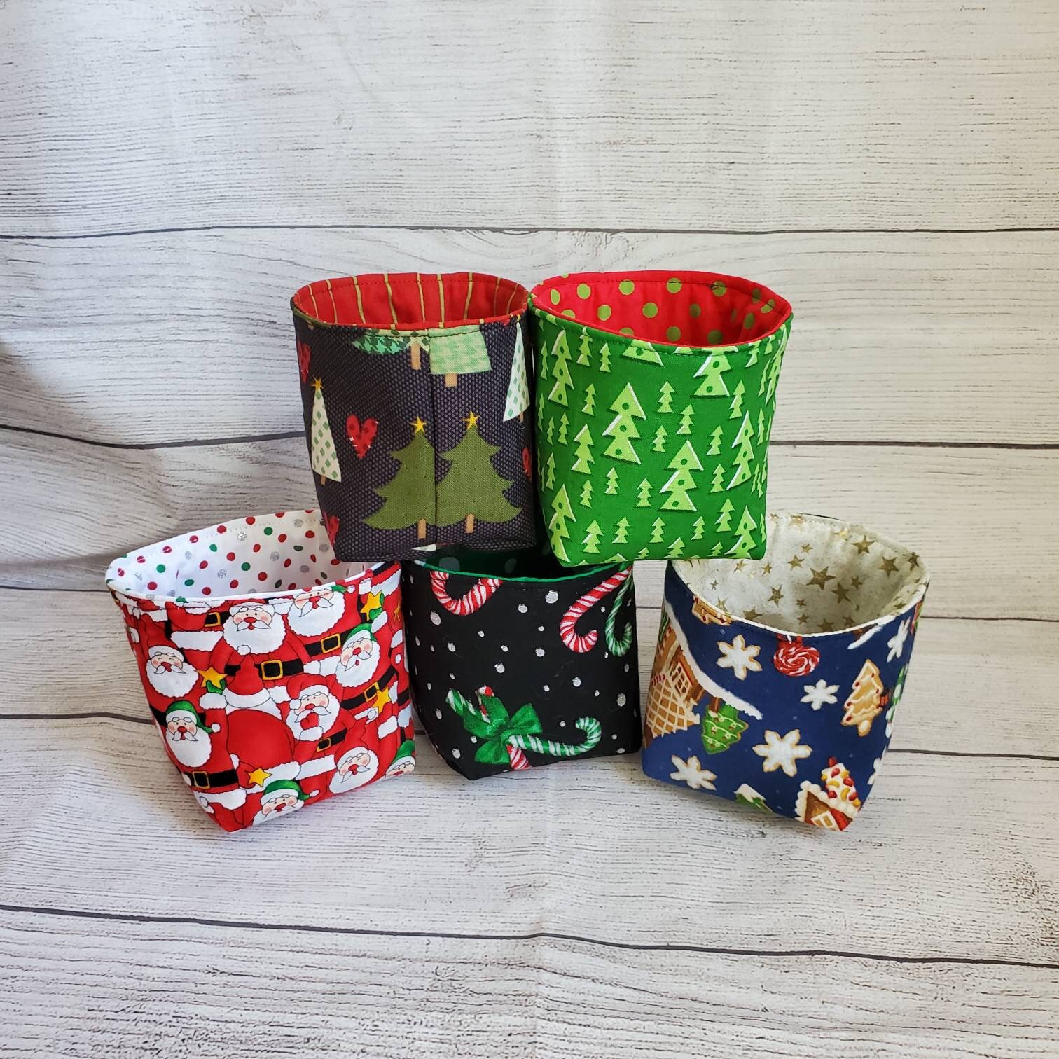 MINI Christmas Basket Bag Bin Variety Pack (5), Party Favor, Hostess ...