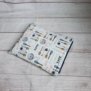 Padded Book Sleeve, Padded Tablet Sleeve, Book Cover, Culinary School ...