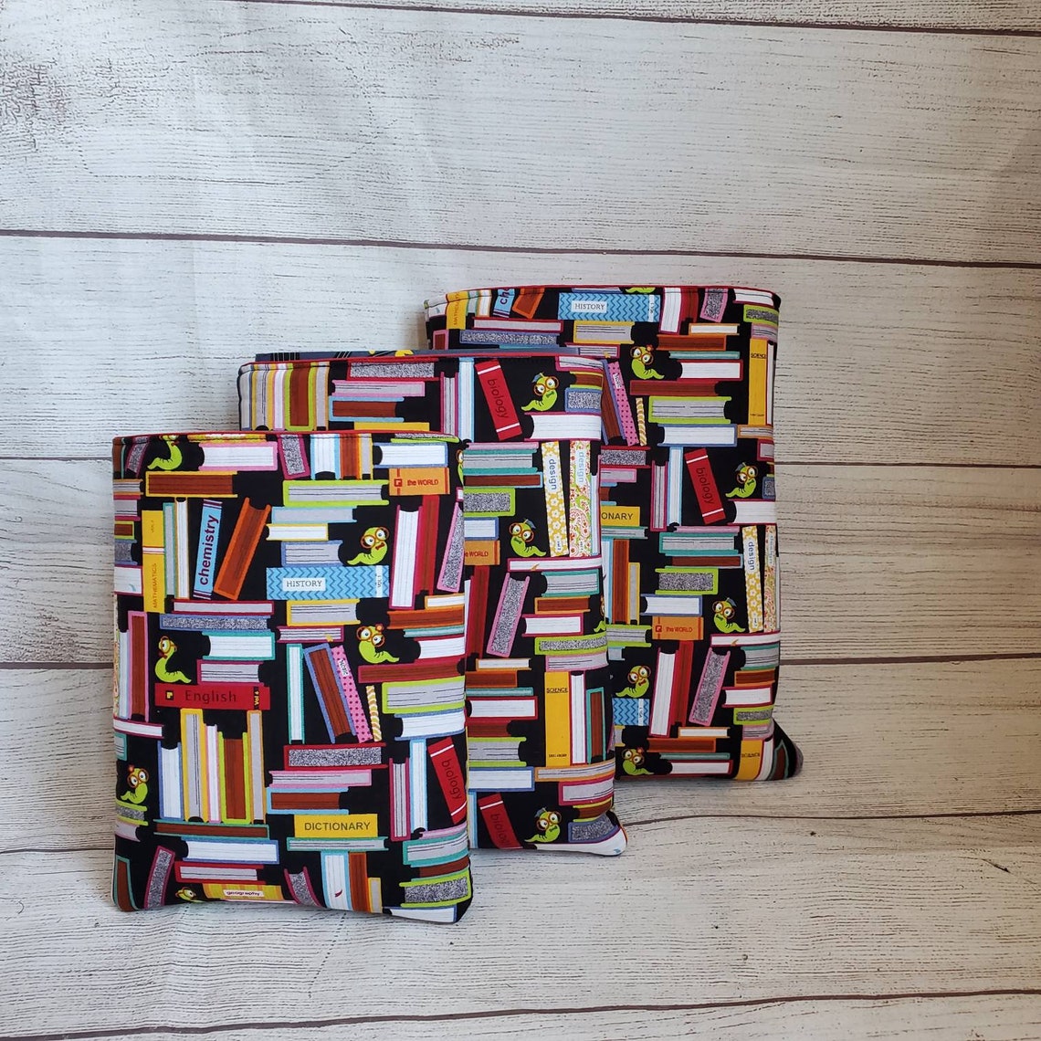 Bookworm Book Sleeve, Book Cover, Book Lover Gift, Book Protector ...