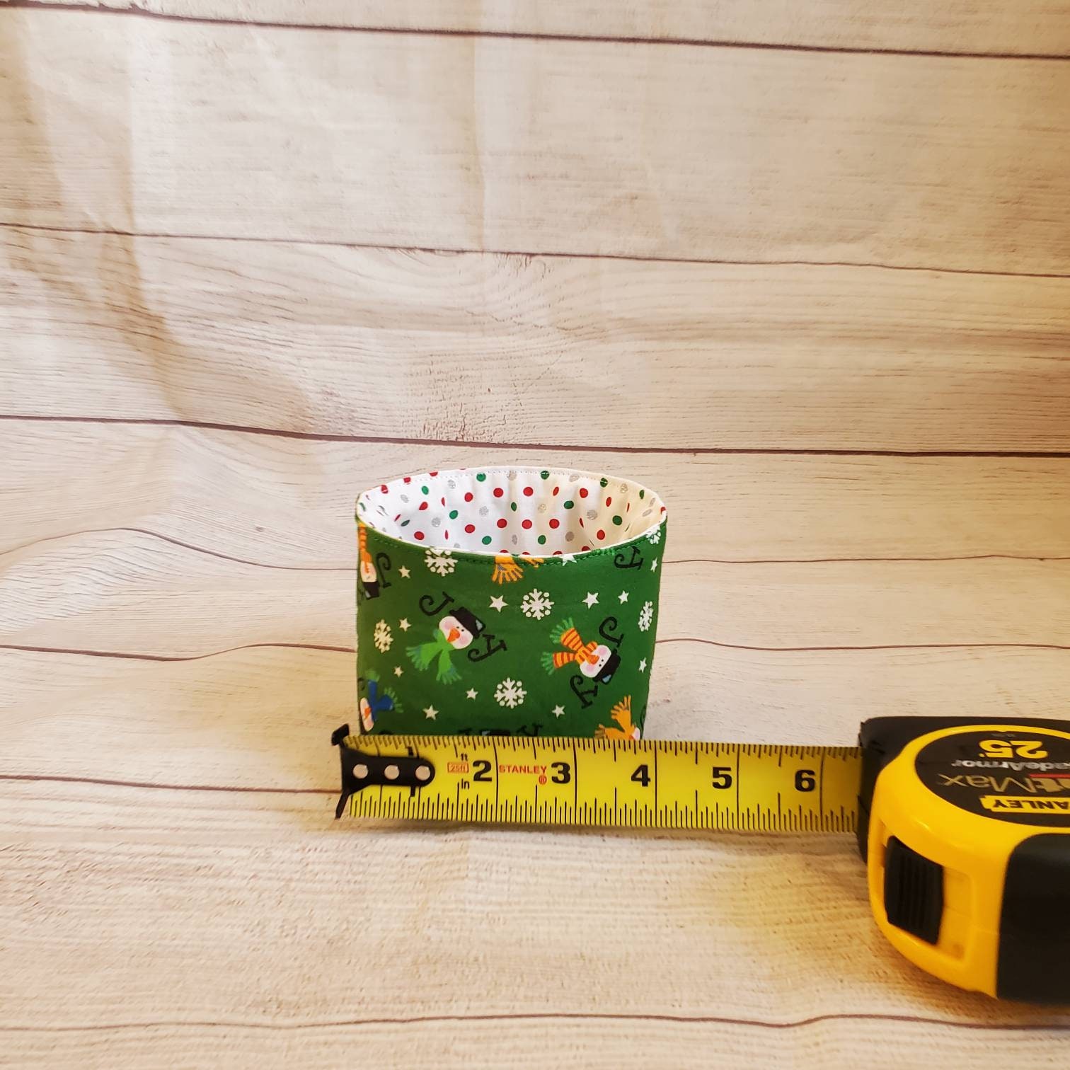 MINI Christmas Basket Bag Bin, Party Favor, Hostess Gift, Santa Claus ...