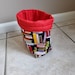 Bookworm Fabric Bag Basket Bin, Bookstore, Gift for Book Lovers, Reader ...