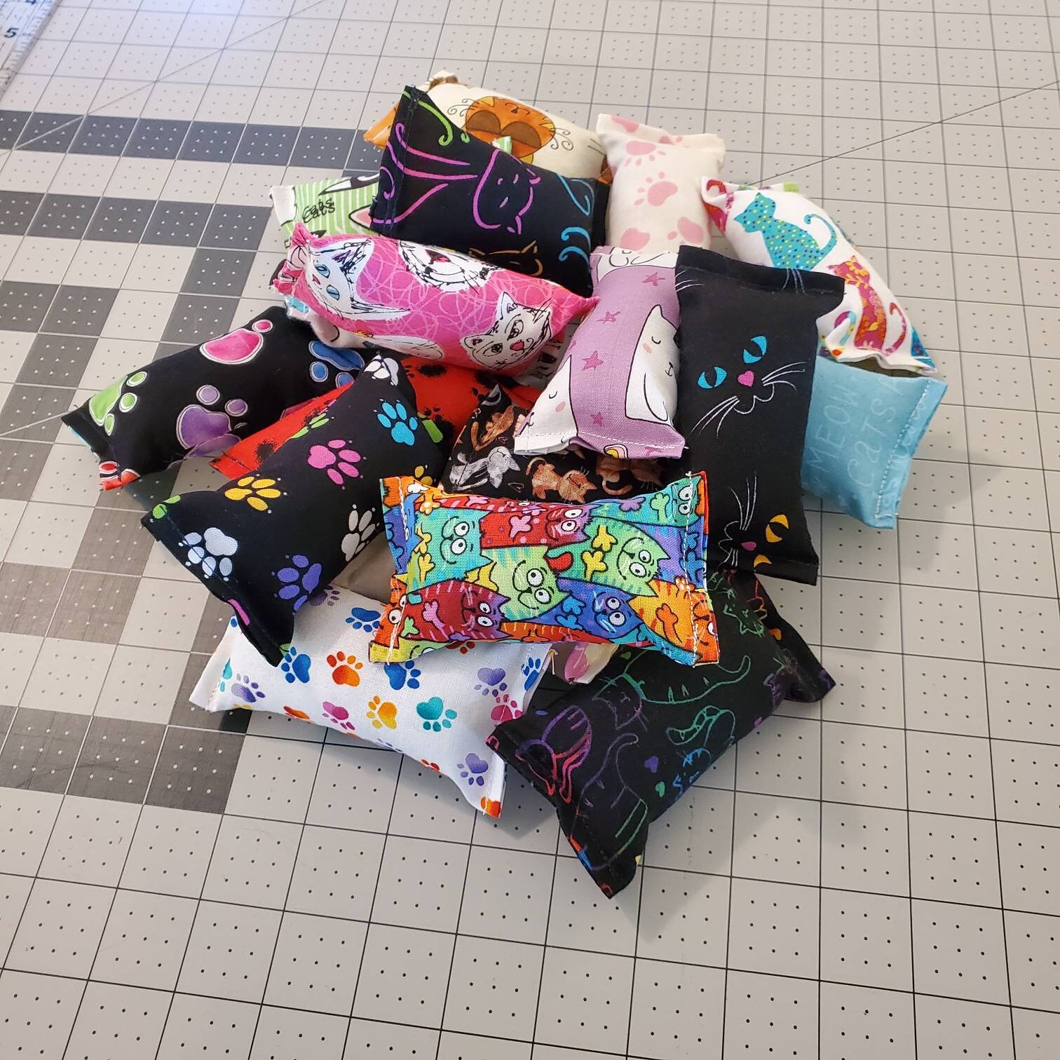 Cat Kicker Toy Value Pack Grab Bag Kitty Pillow Toy Organic - Etsy