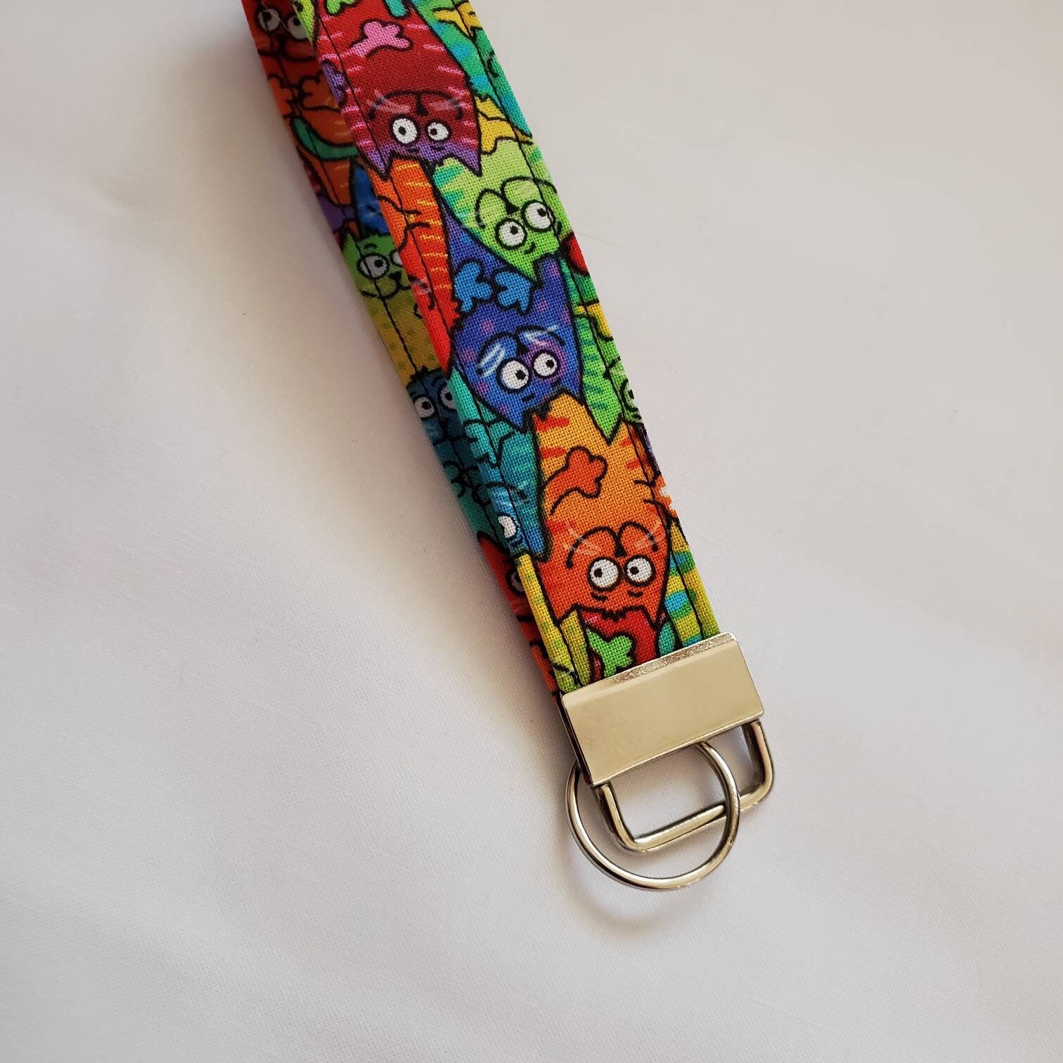 Wristlet Key Fob Key Ring Keychain Over the Wrist Key Fob | Etsy