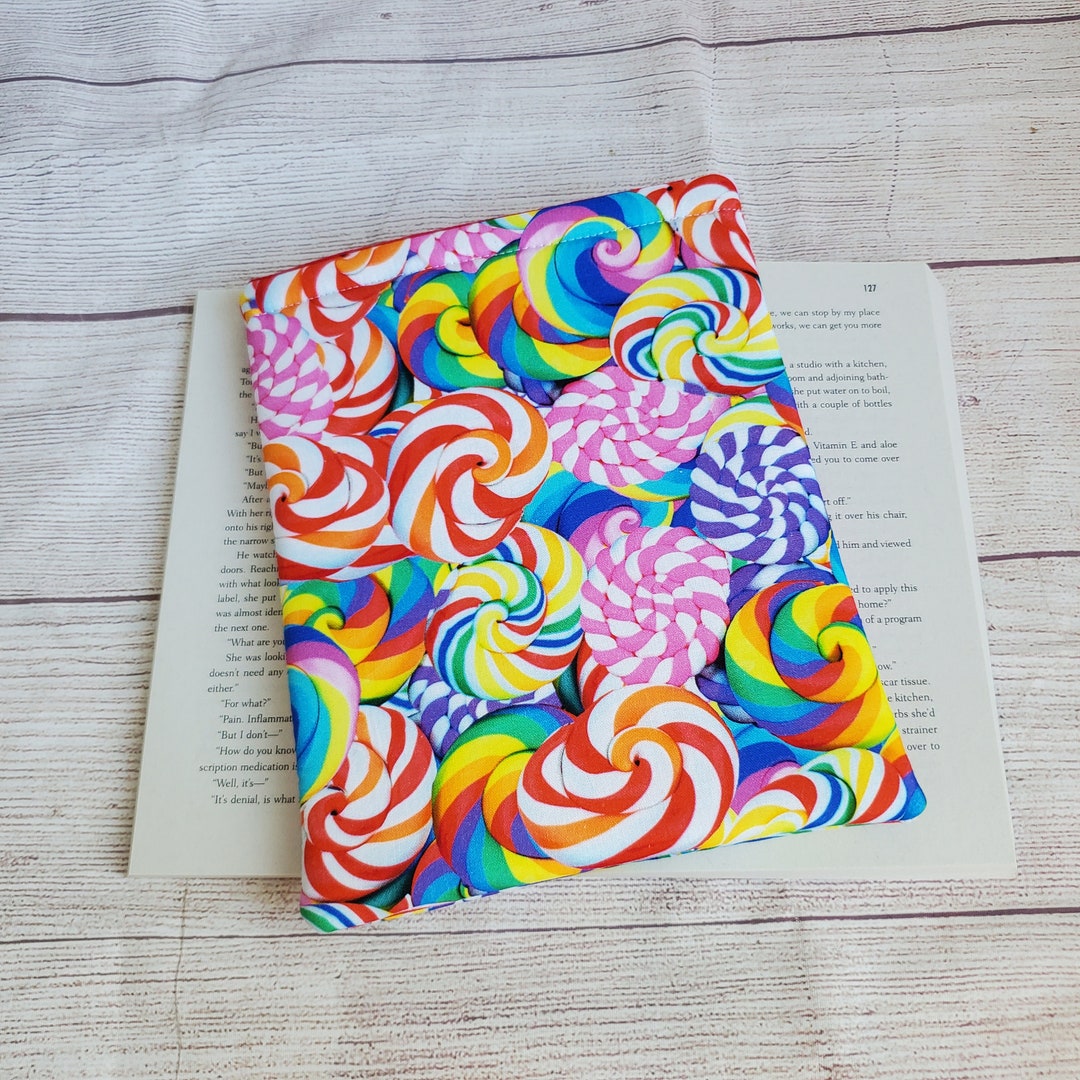 Lollipop Colorful Book Sleeve, Book Cover, Book Lover, Book Protector ...