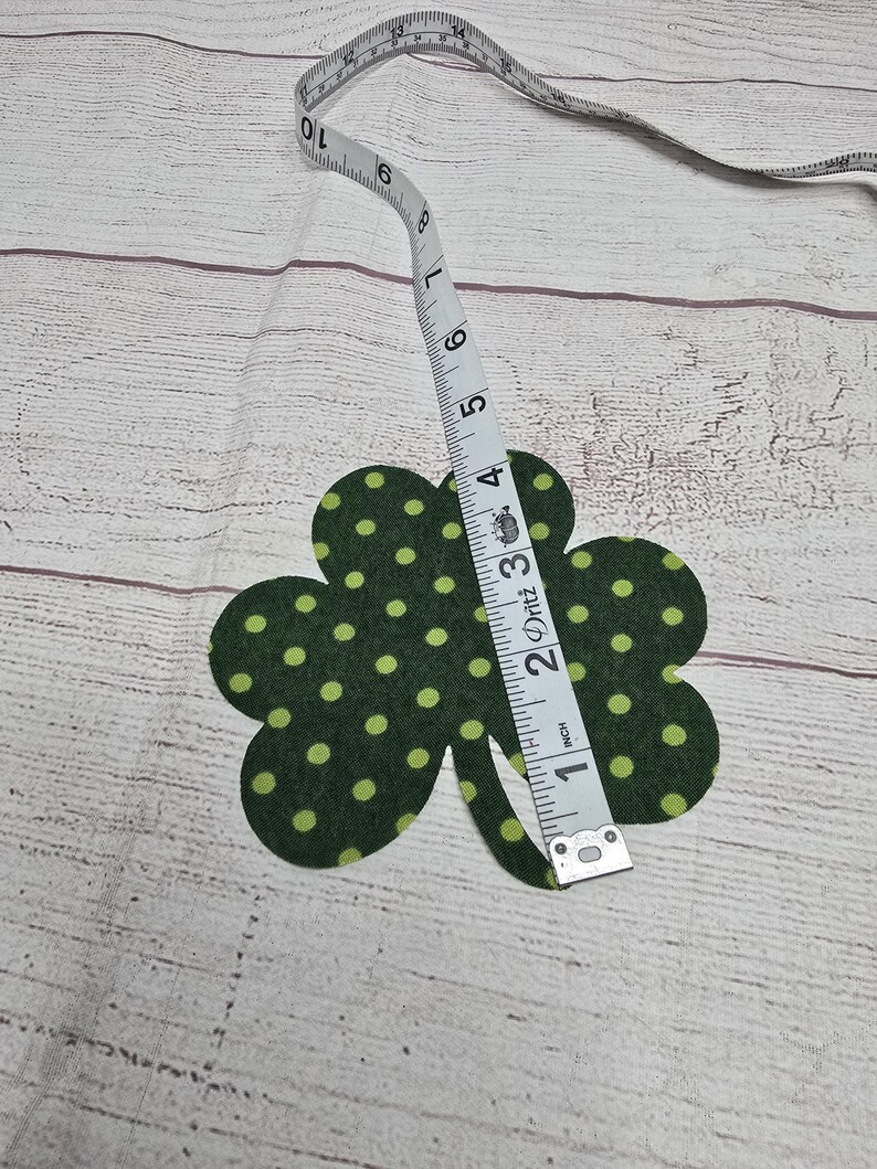 Die Cut Fabric Shamrocks, Set of 10, Choice of Prefused, St. Patrick's ...