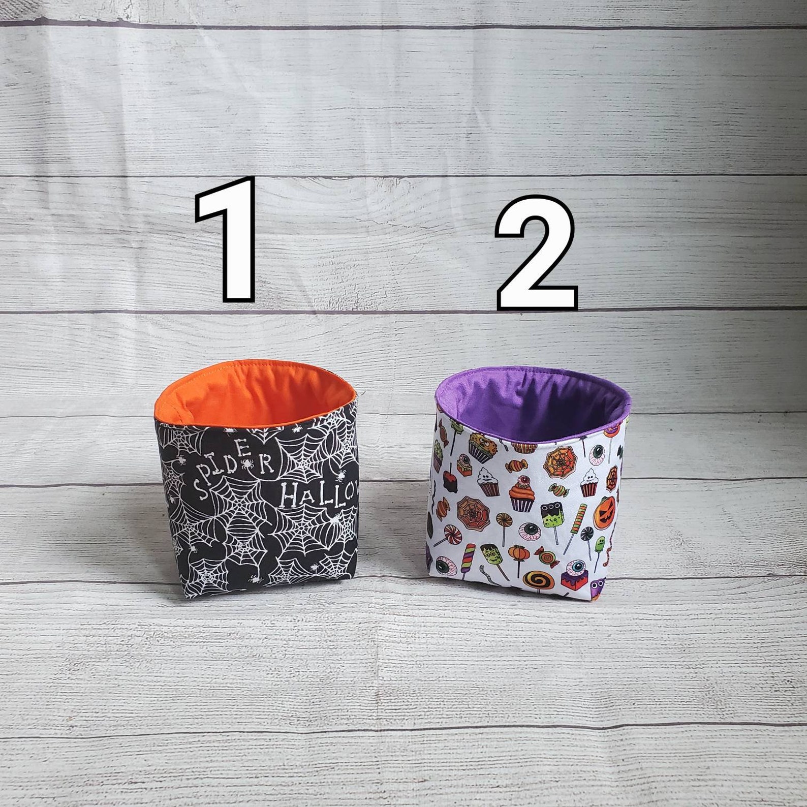 MINI Halloween Basket Bag Bin, Party Favor, Hostess Gift, Pumpkin ...