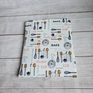 Padded Book Sleeve, Padded Tablet Sleeve, Book Cover, Culinary School ...