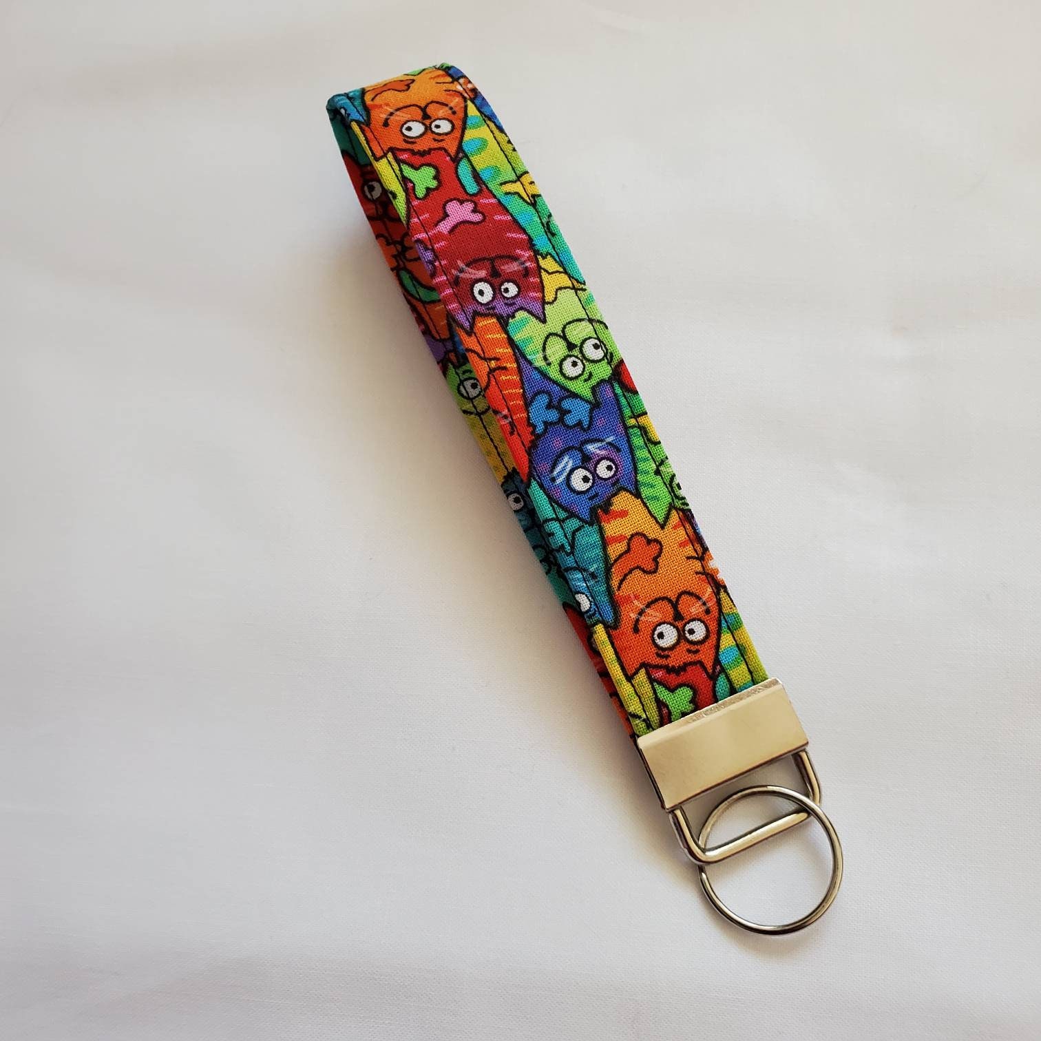 Wristlet Key Fob Key Ring Keychain Over the Wrist Key Fob | Etsy