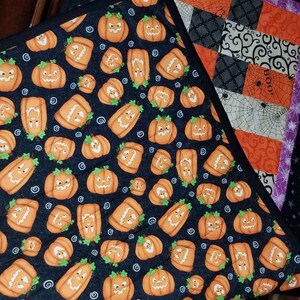 Quilted Halloween Table Runner October Table Topper Handmade - Etsy