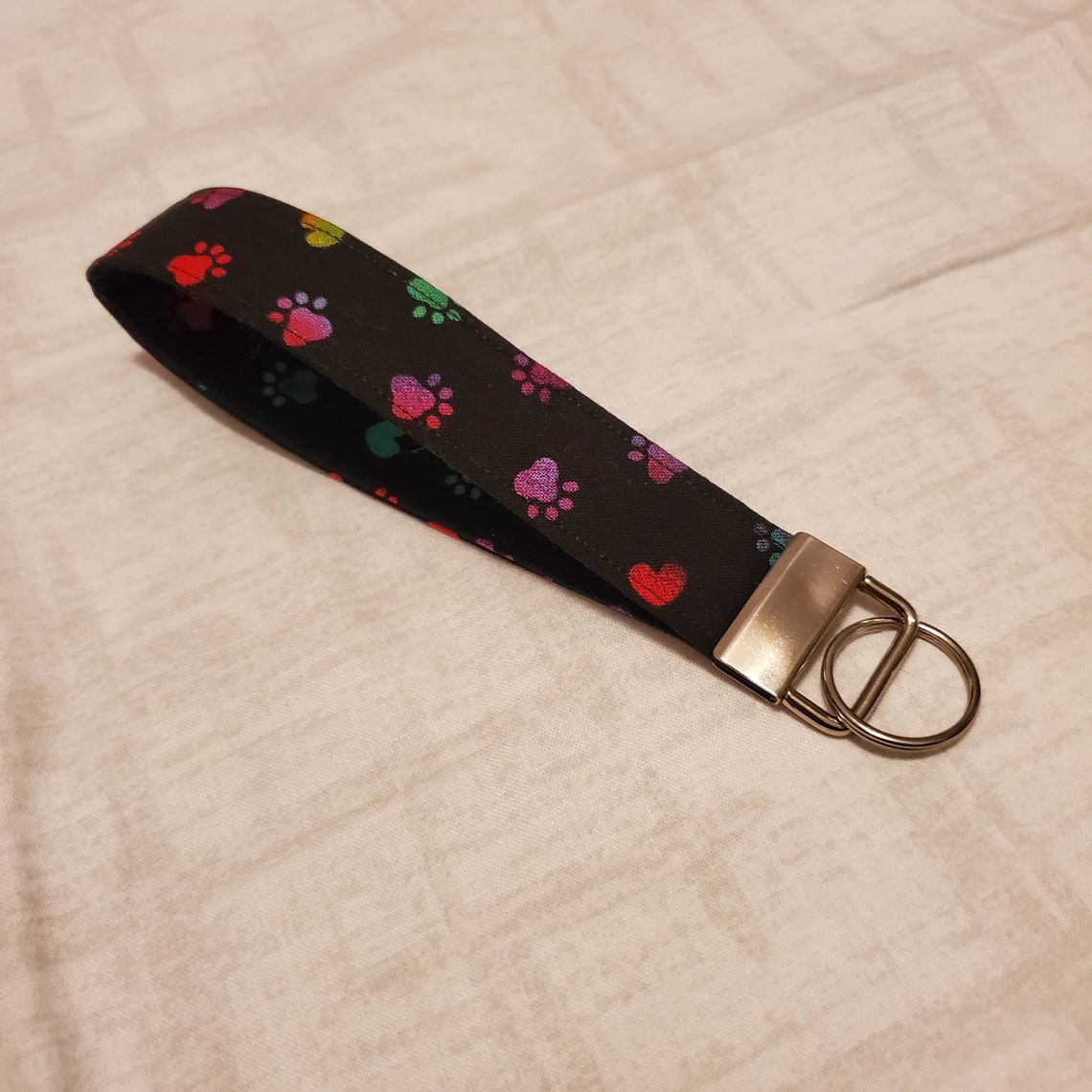 Wristlet Key Fob Key Ring Keychain Over the Wrist Key Fob | Etsy