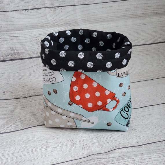Home & Living Home Décor Coffee Fabric bag Fabric Basket. Baskets ...