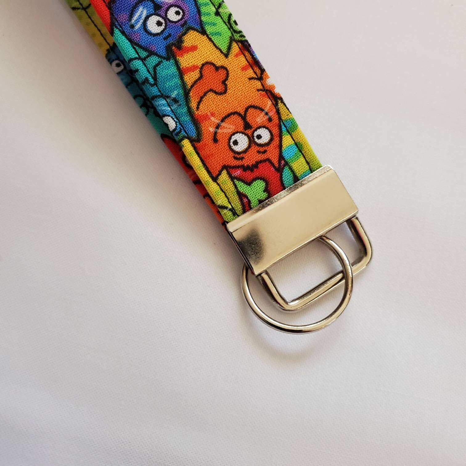 Wristlet Key Fob Key Ring Keychain Over the Wrist Key Fob | Etsy