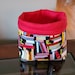 Bookworm Fabric Bag Basket Bin, Bookstore, Gift for Book Lovers, Reader ...