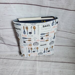 Padded Book Sleeve, Padded Tablet Sleeve, Book Cover, Culinary School ...
