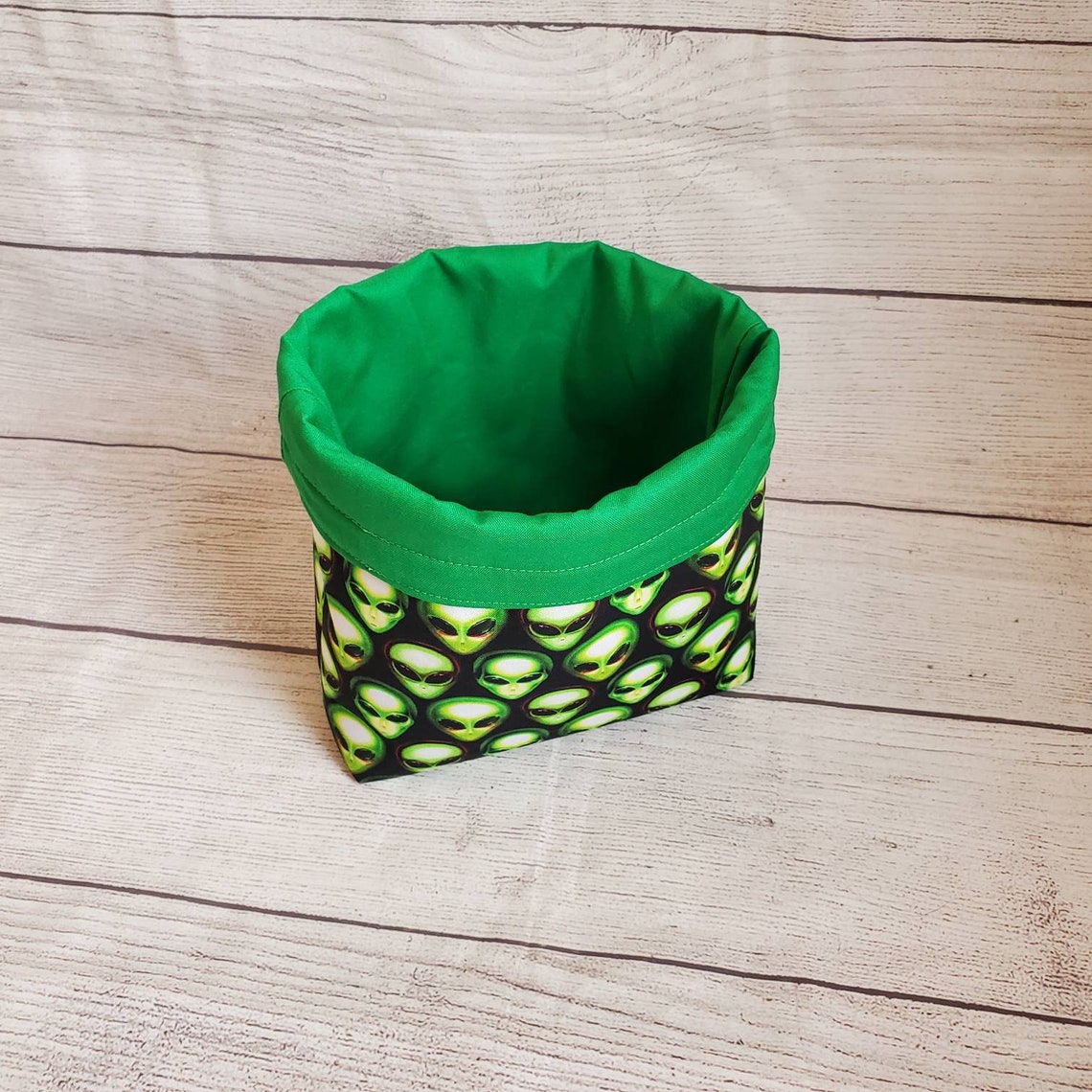 Alien Themed Fabric Basket Bin Bag Extraterrestrial Party - Etsy