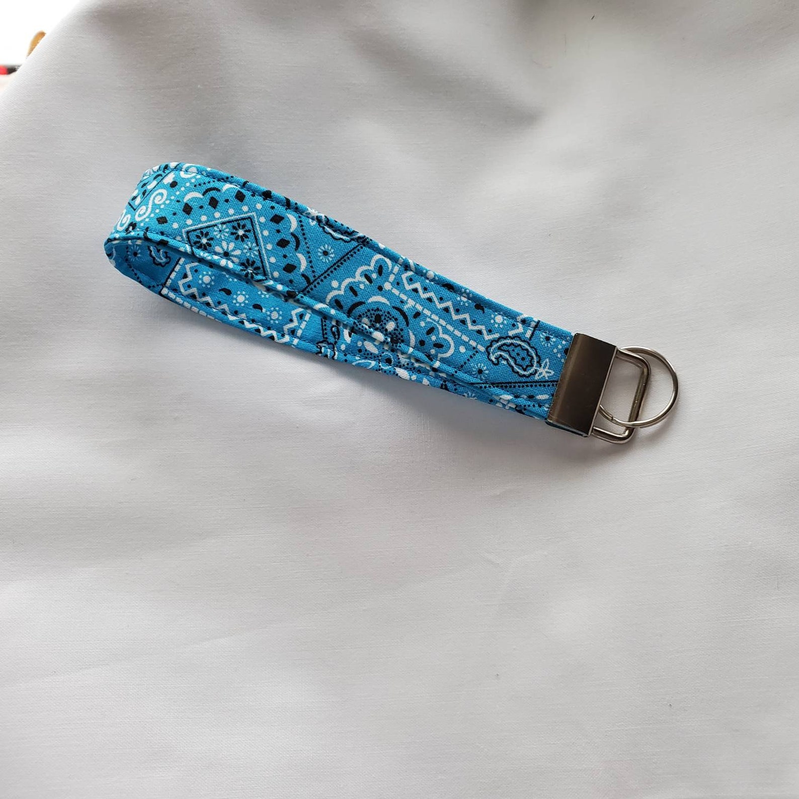 Wristlet Key Fob Key Ring Keychain Over the Wrist Key Fob | Etsy