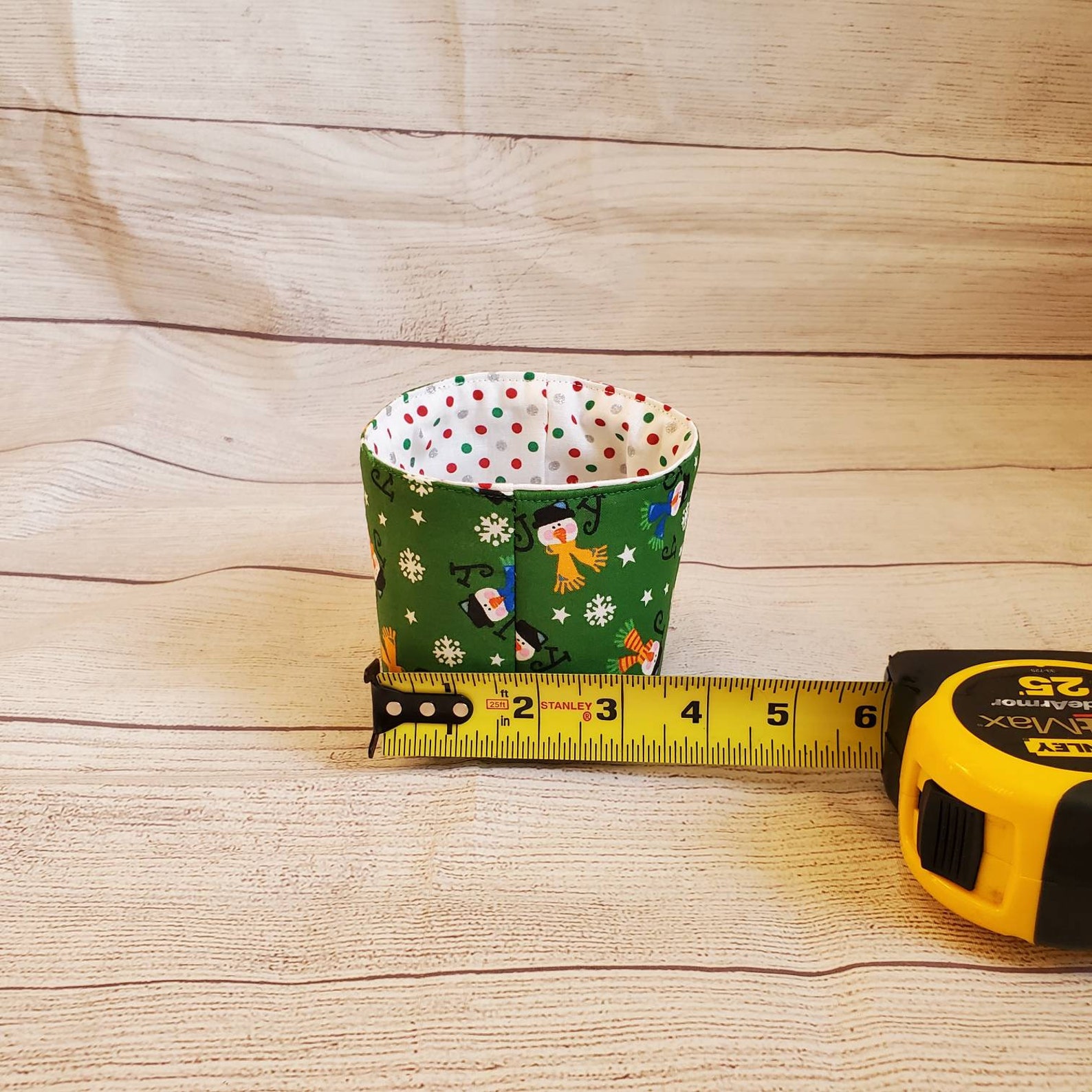 MINI Christmas Basket Bag Bin, Party Favor, Hostess Gift, Santa Claus ...