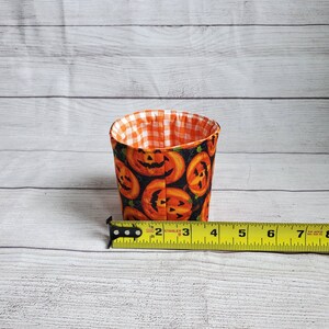 MINI Halloween Basket Bag Bin, Party Favor, Hostess Gift, Pumpkin ...