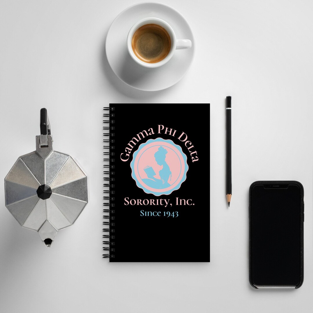 Gamma Phi Delta Sorority Inc. Spiral Notebook - Etsy