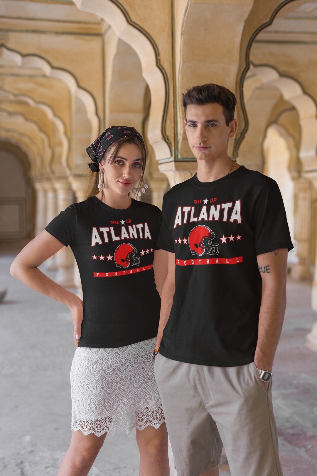Atlanta Football Rise up Unisex Cassic Tee - Etsy