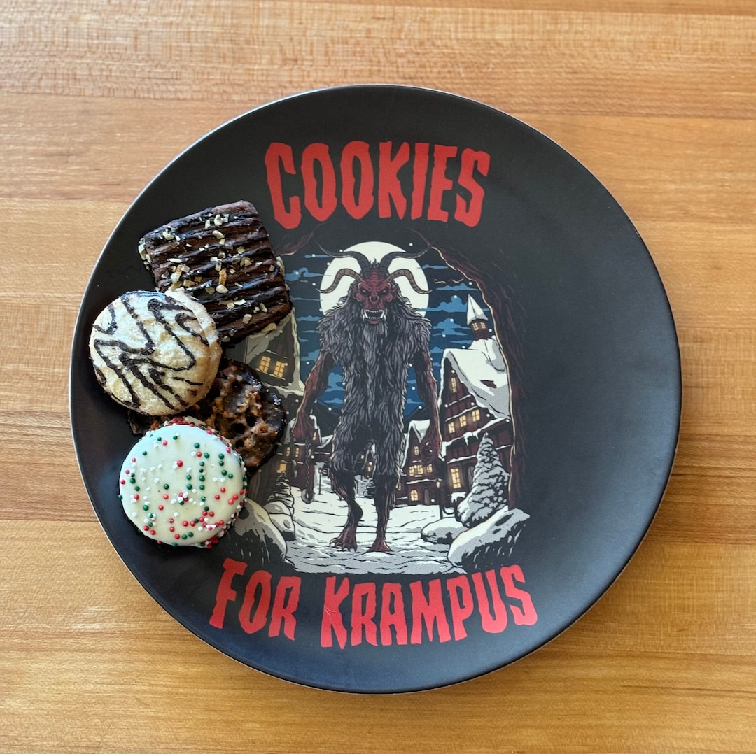 Cookies for Krampus - Holiday Cookie Plate - Etsy