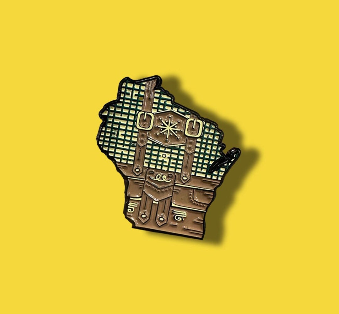 Wisconsin Lederhosen Enamel Pin - Etsy