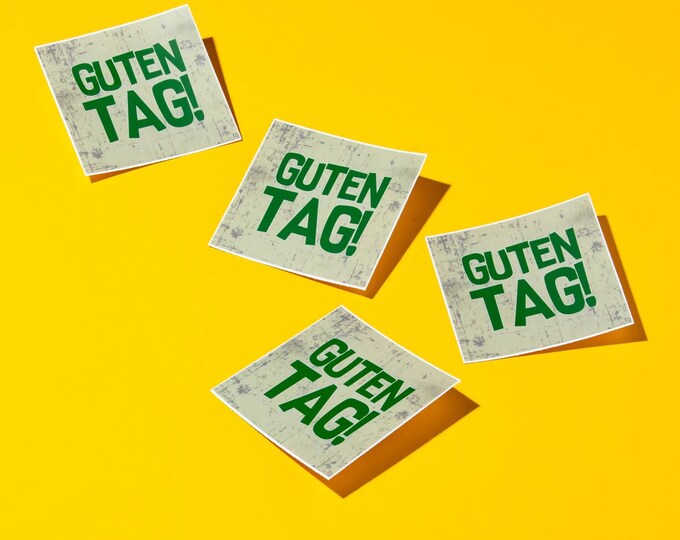 Guten Tag Laptop Sticker - Etsy