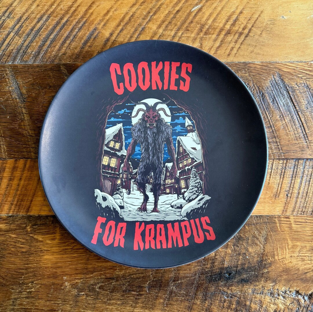 Cookies for Krampus Holiday Cookie Plate - Etsy